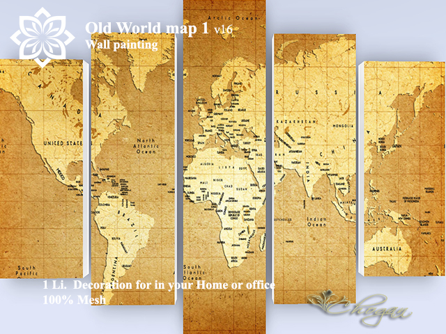 Second Life Marketplace - Cho*= Old World Map 1 C/m v16